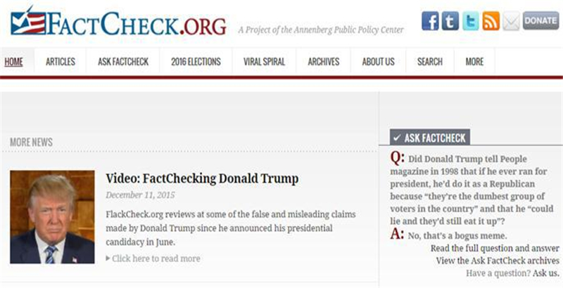 为了报道大选，美国媒体发明了“事实核查新闻学”_全媒派_腾讯新闻